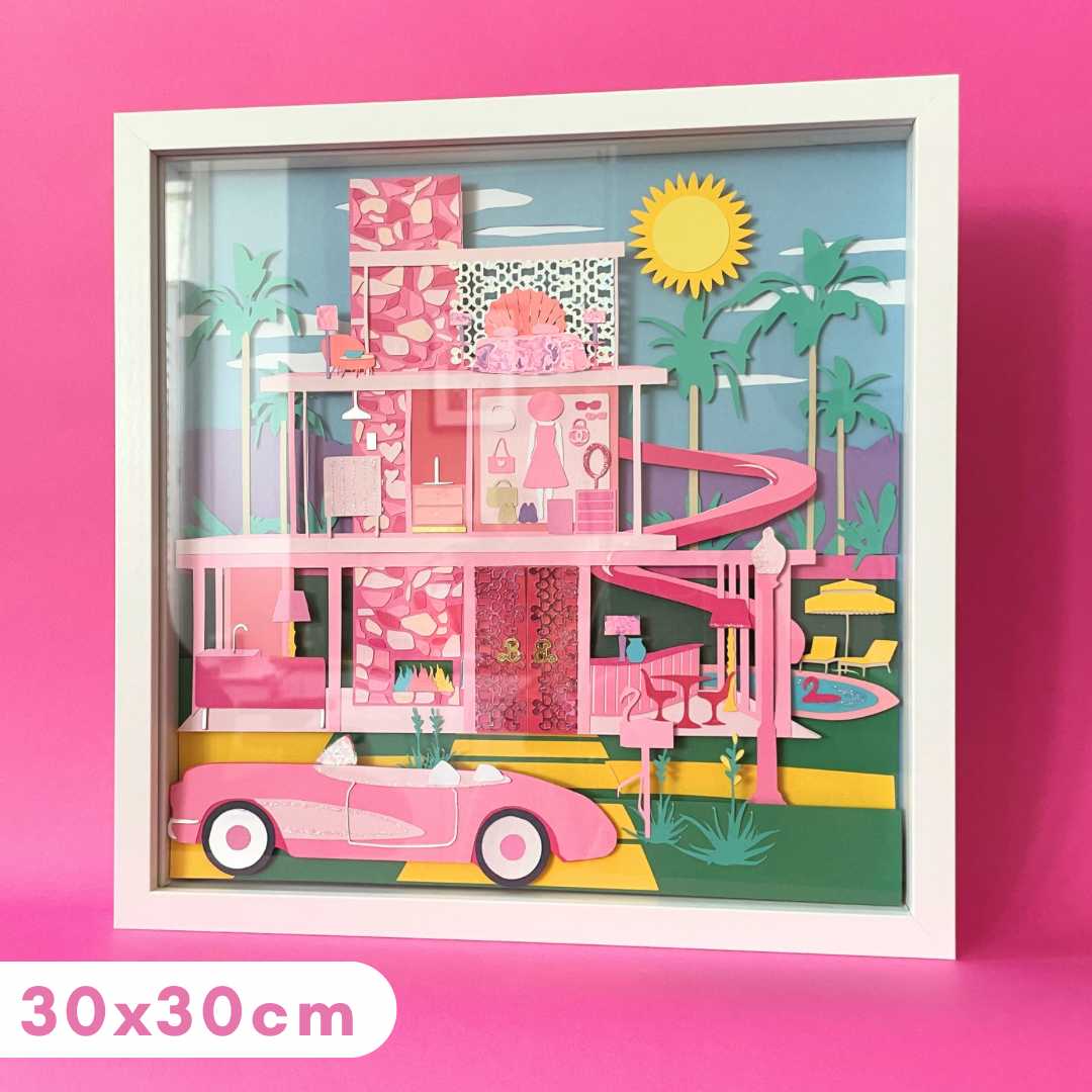 Barbie Dreamhouse Statement frame – Papercut Parade