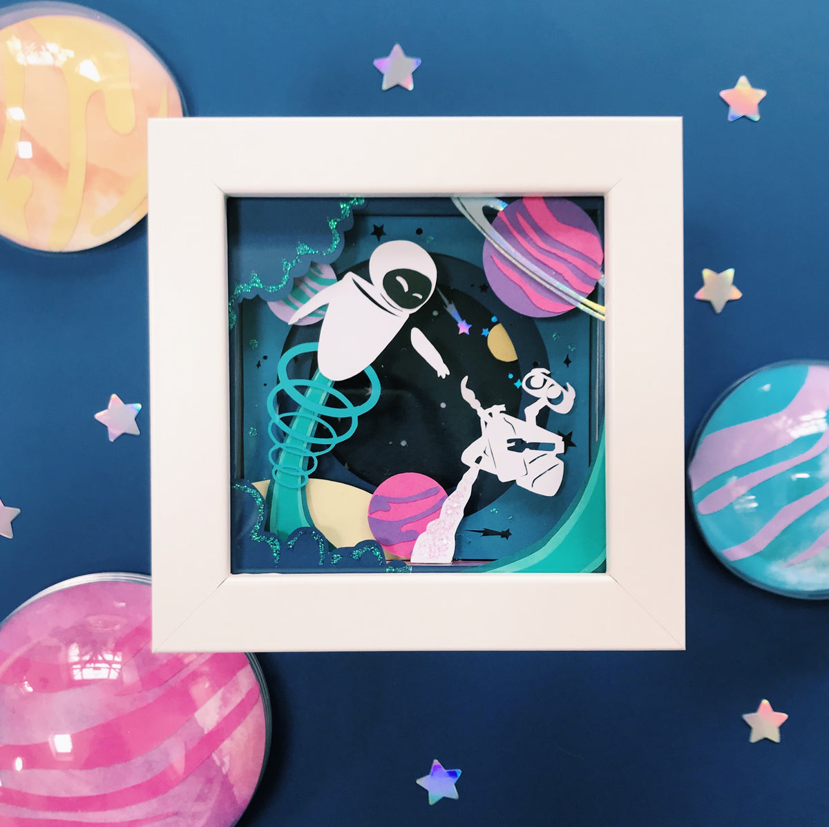 Define Dancing Wall E Mini Frame Papercut Parade