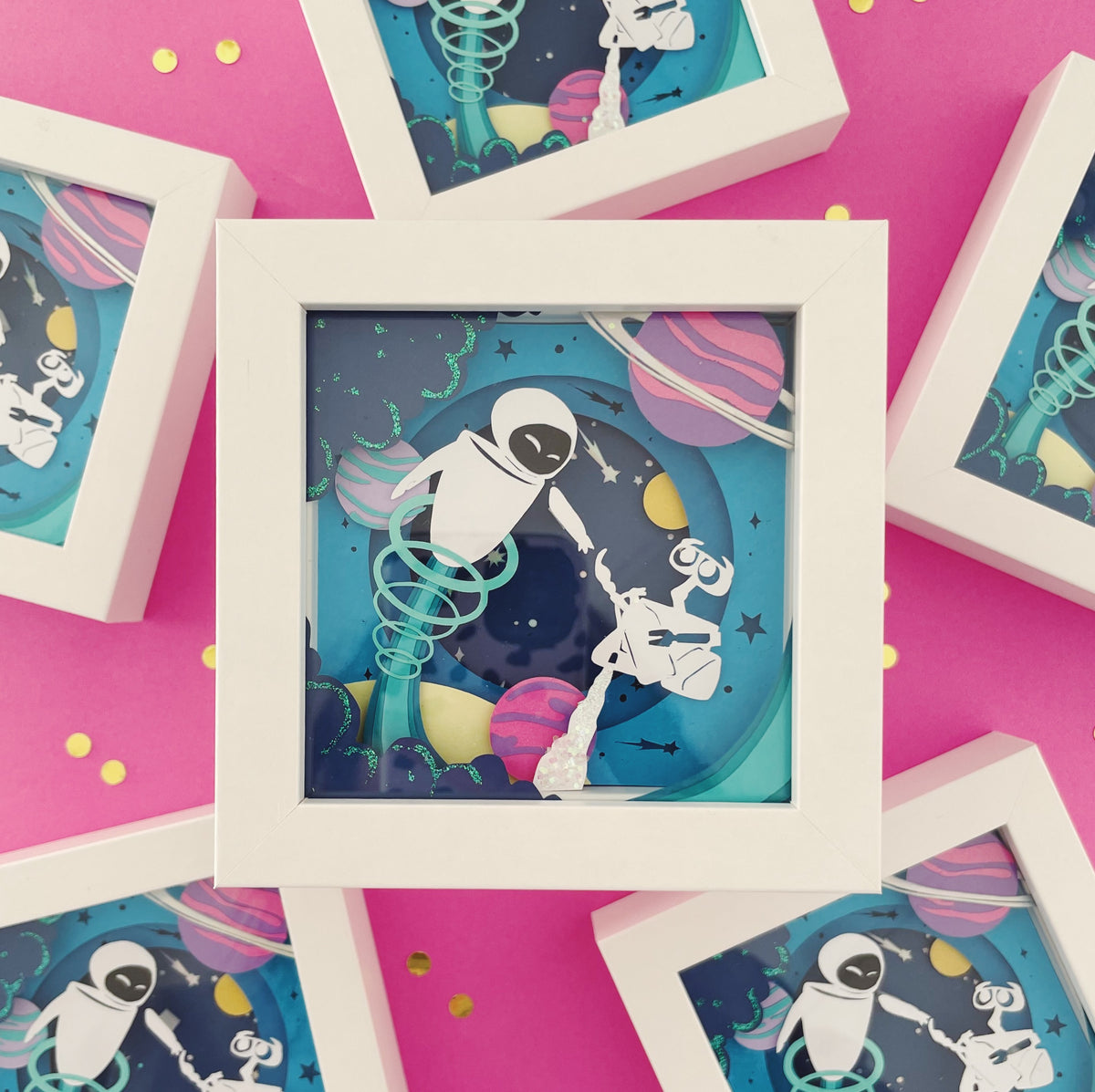 Define Dancing Wall E Mini Frame Papercut Parade